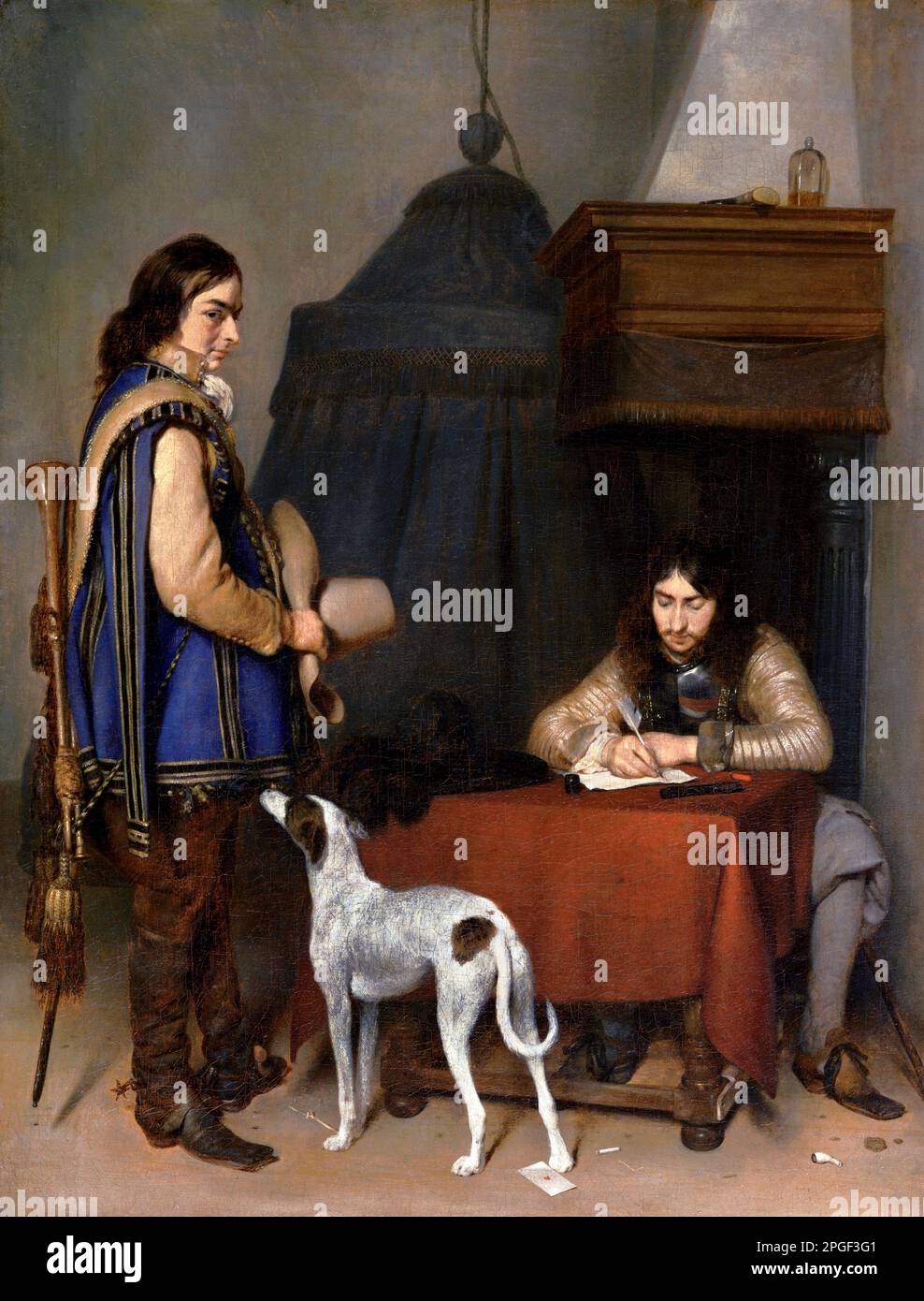 Officer writing a letter hi-res stock photography and images - Alamy