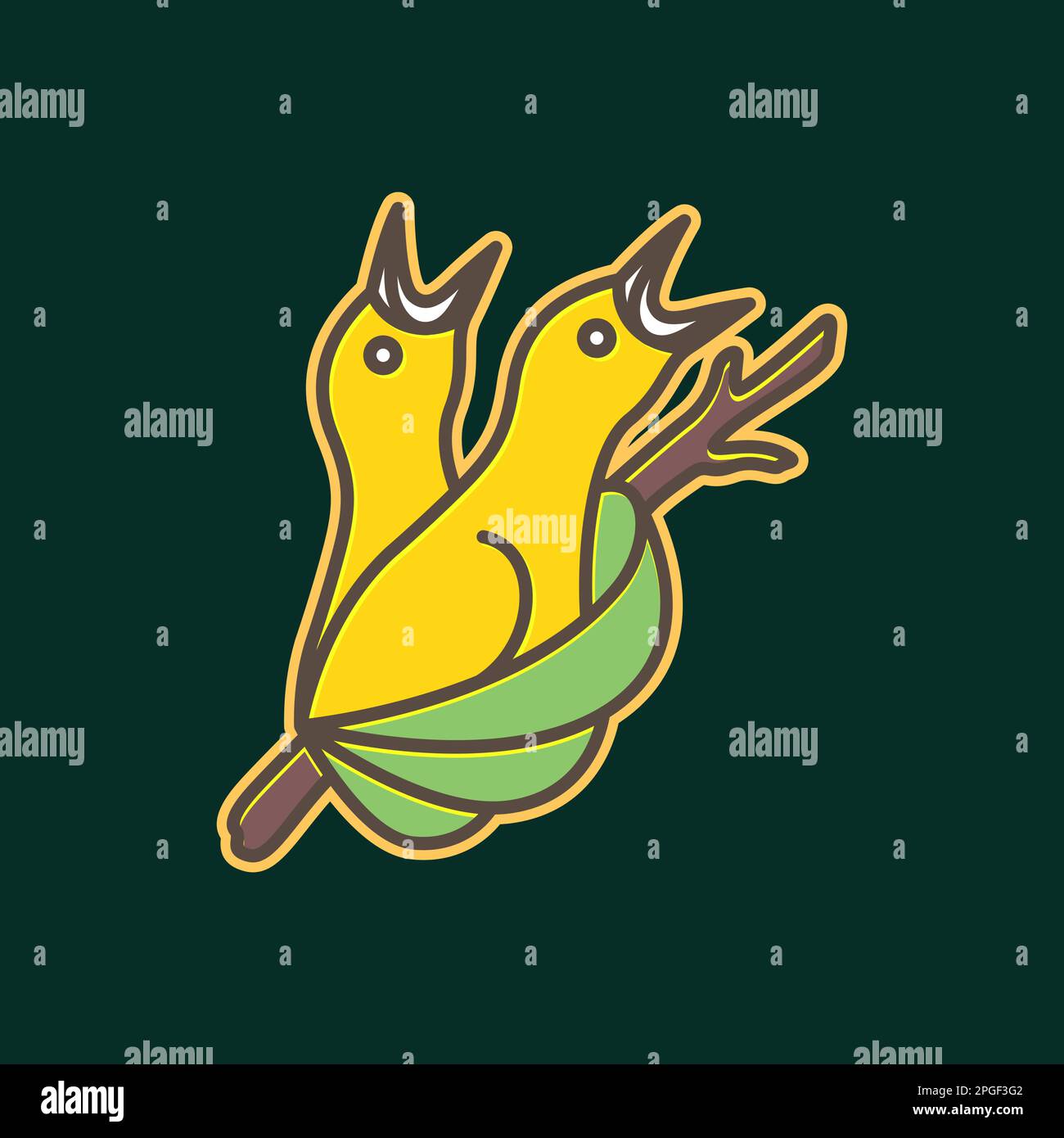 little bird nestling cheaper nest branch twig waiting food colorful ...