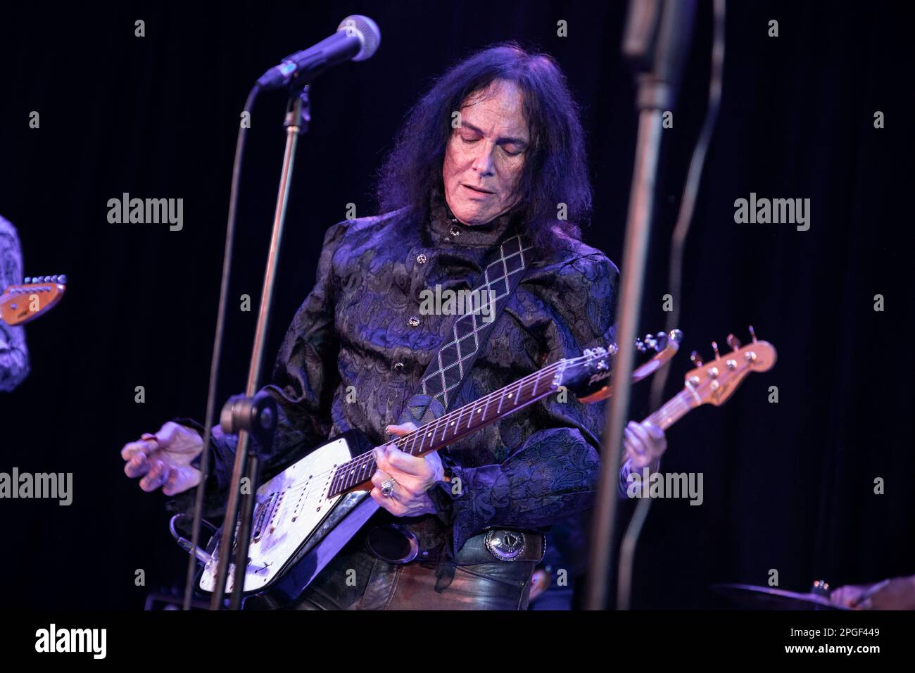 Barcelona, Spain. 2023.02.23. The Fuzztones band perform on stage at ...