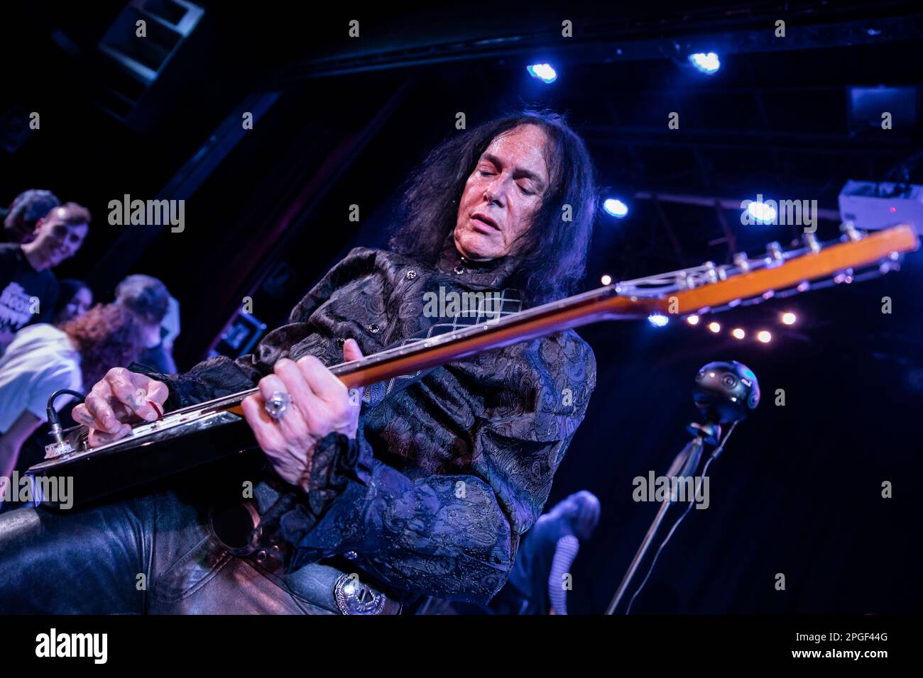 Barcelona, Spain. 2023.02.23. The Fuzztones band perform on stage at ...