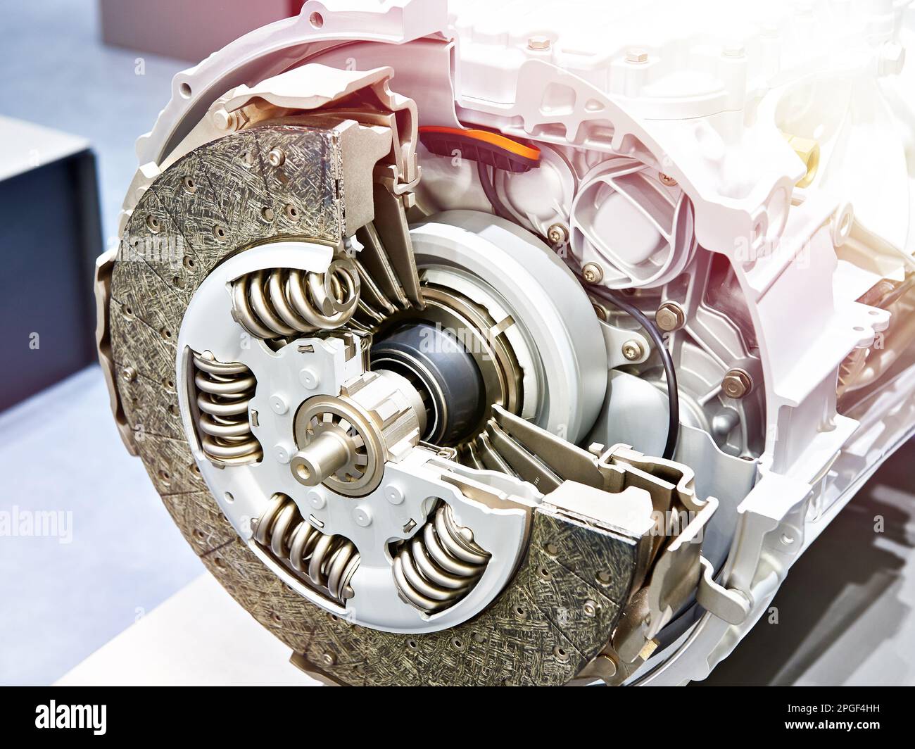 Clutch unit for truck cross section Stock Photo - Alamy
