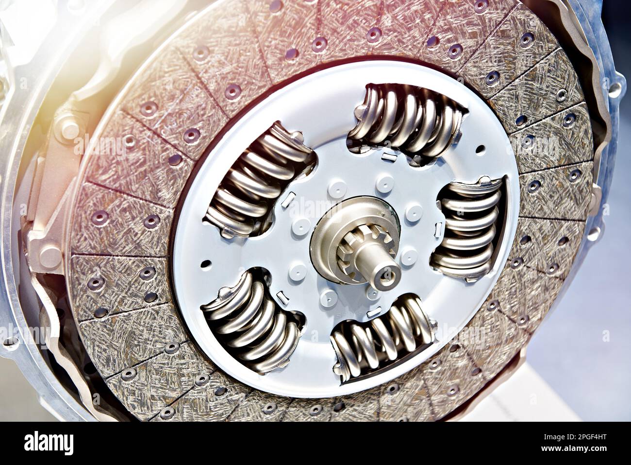 Clutch disk for truck cross section Stock Photo - Alamy