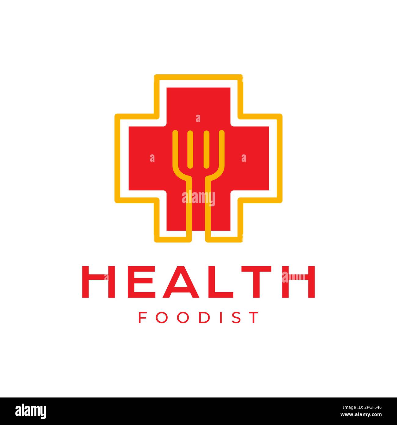health food fork medical cross clinic hospital healthcare vegetarian ...