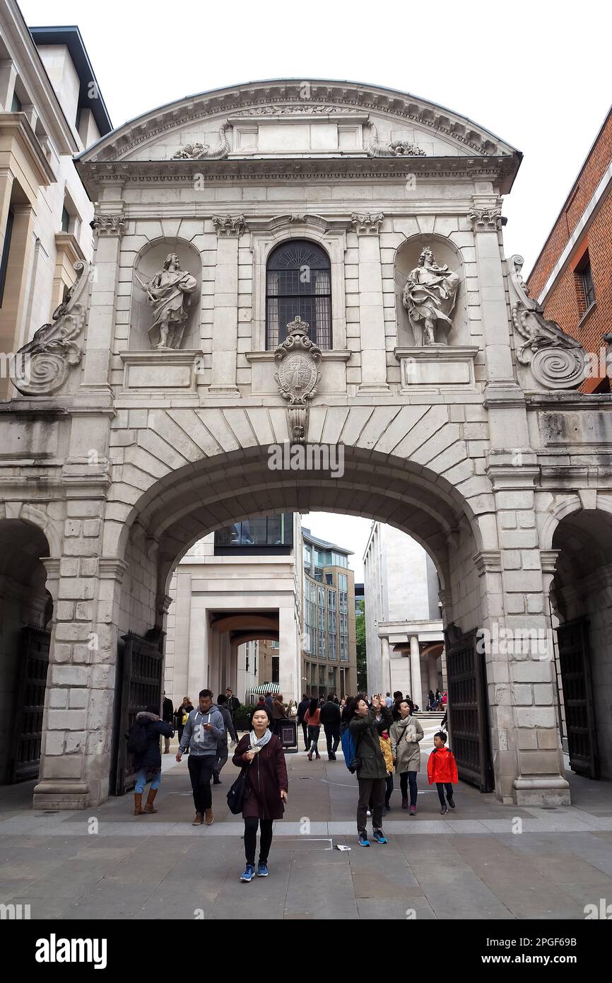 Temple Bar Gate, London, England, United Kingdom, Europe Stock Photo ...