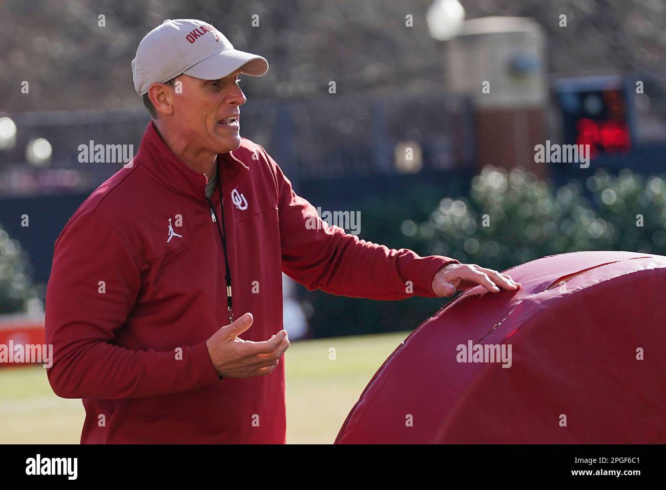 Oklahoma head coach Brent Venables during an NCAA college football ...