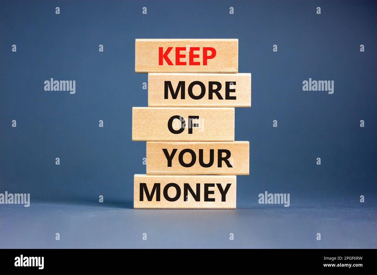 Keep more of your money symbol. Concept words Keep more of your money ...