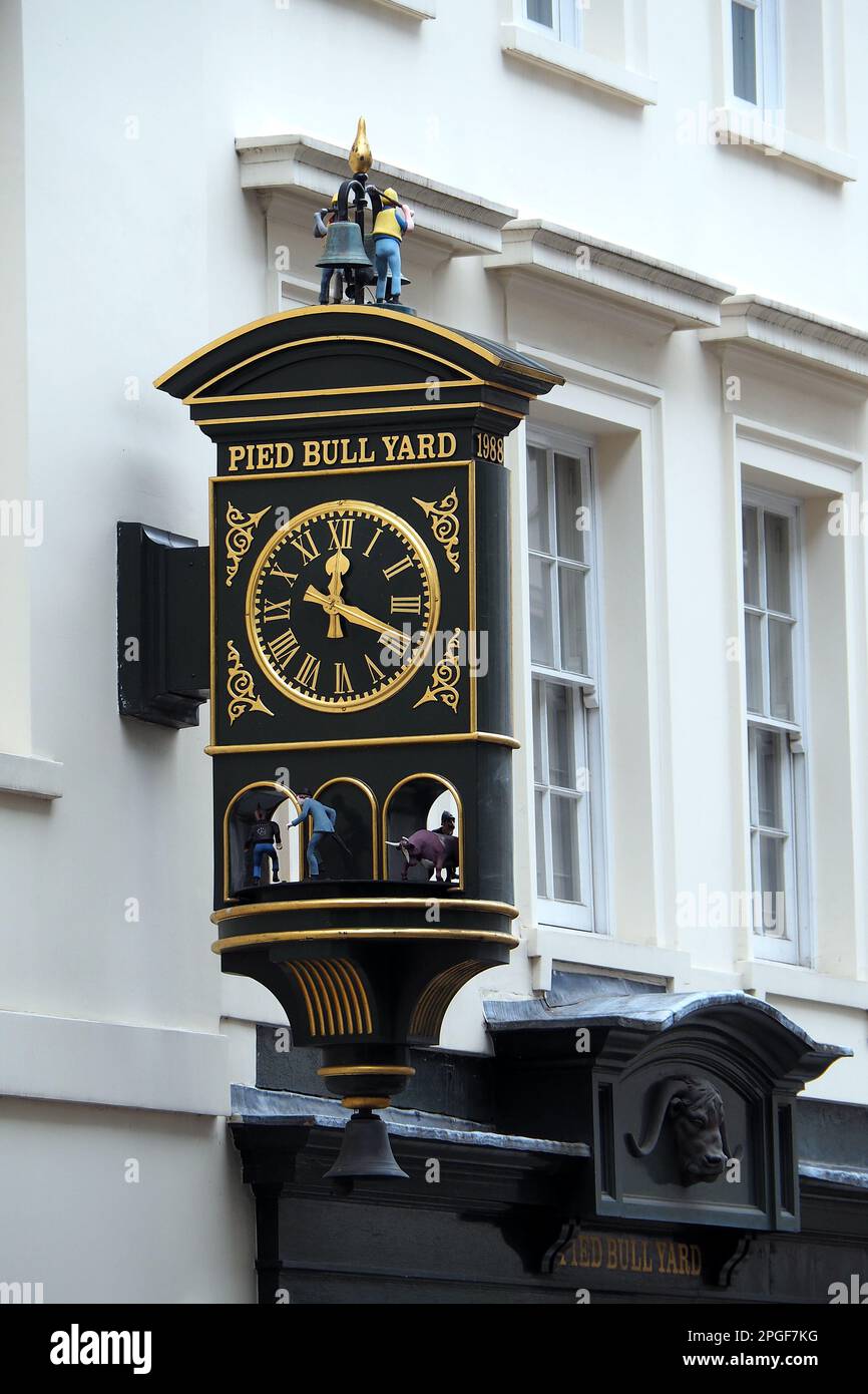 street clock, London, England, United Kingdom, Europe Stock Photo - Alamy