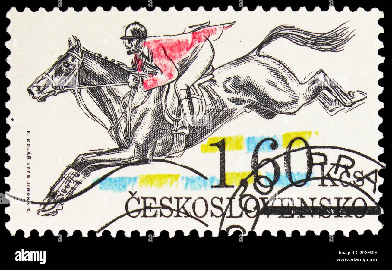 MOSCOW, RUSSIA - MARCH 16, 2023: Postage stamp printed in ...