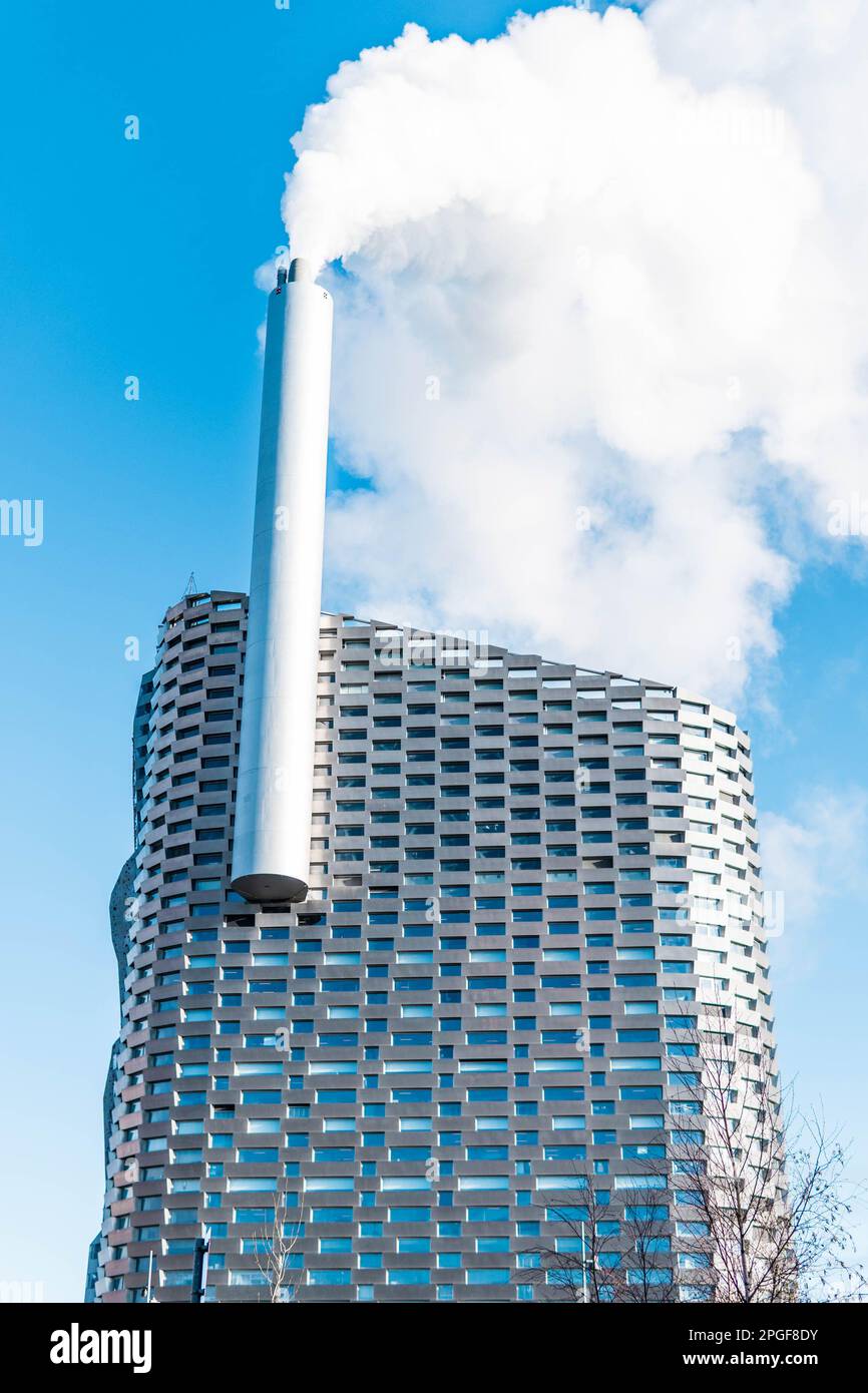 Sky smoke buildings buildings smoke hi-res stock photography and images ...