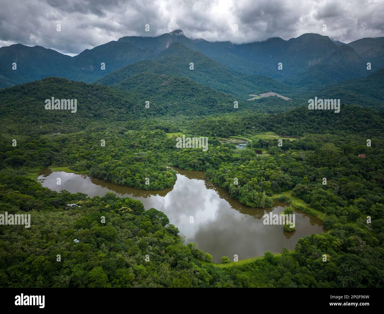 Aerial view wetlands lakes tropical hi-res stock photography and images ...