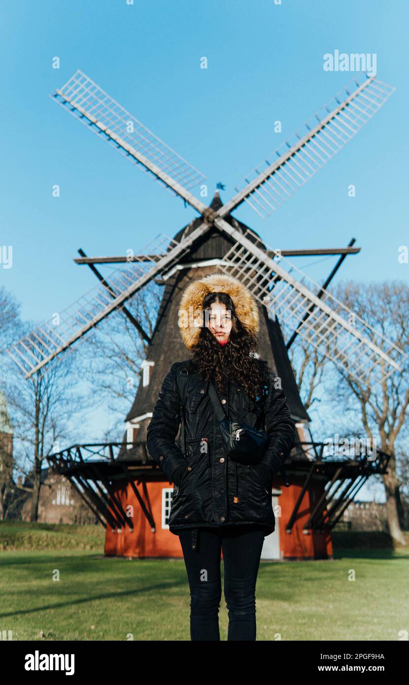 Windmill girl hi-res stock photography and images - Alamy