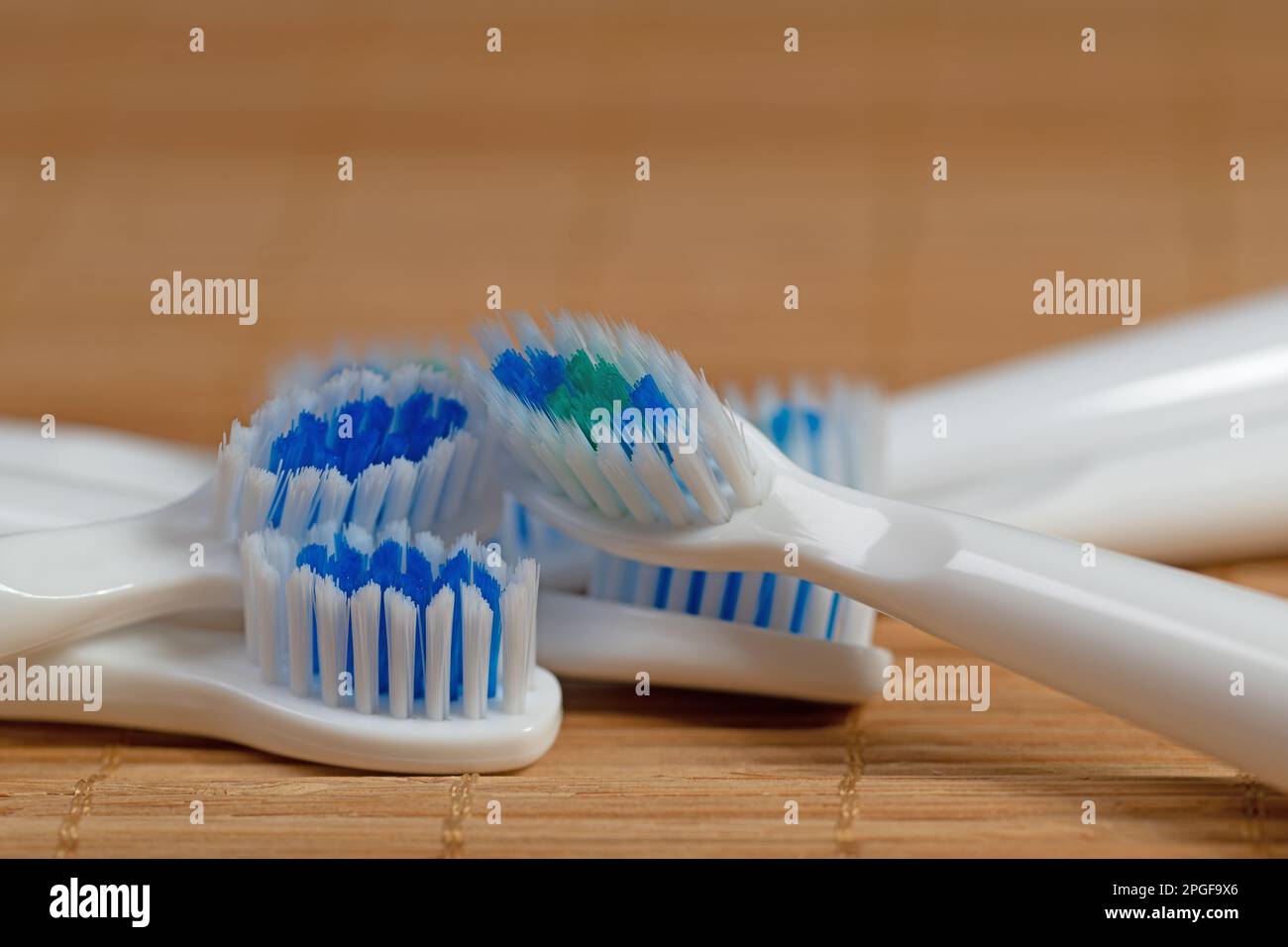 Many toothbrushes in close hi-res stock photography and images - Alamy