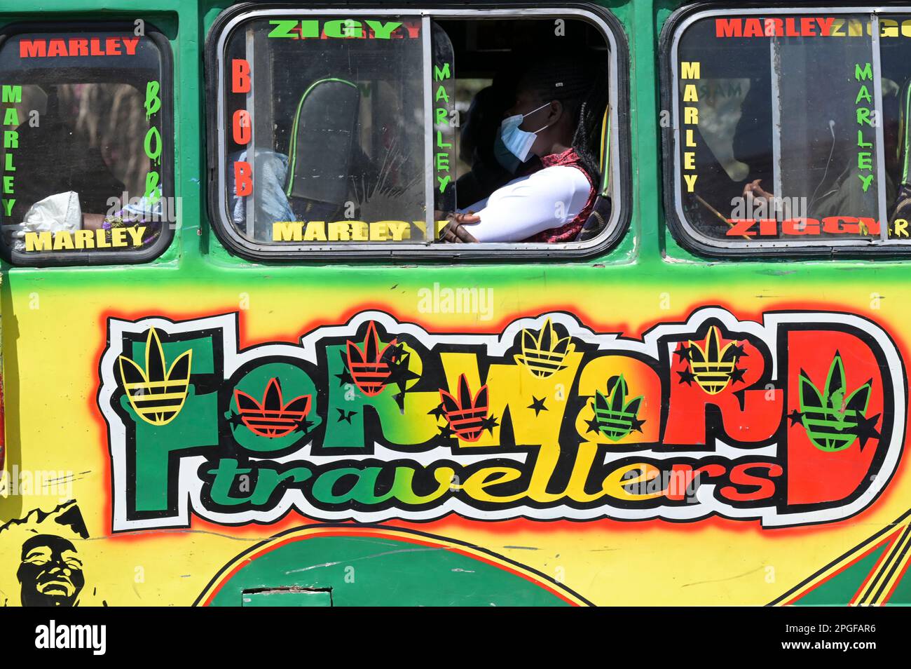 Rastafari flag hi-res stock photography and images - Alamy