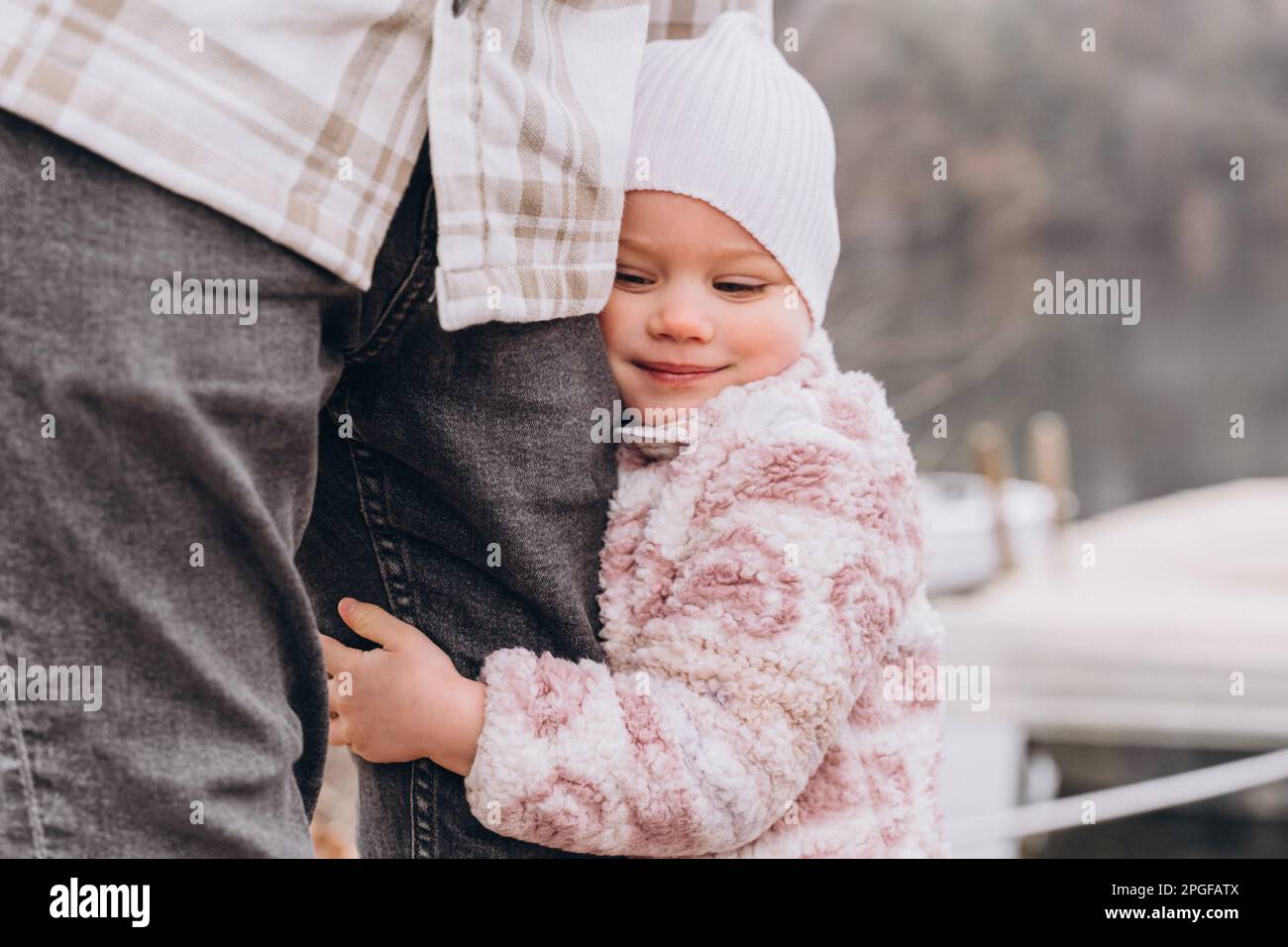 Dad hugs baby hi-res stock photography and images - Alamy