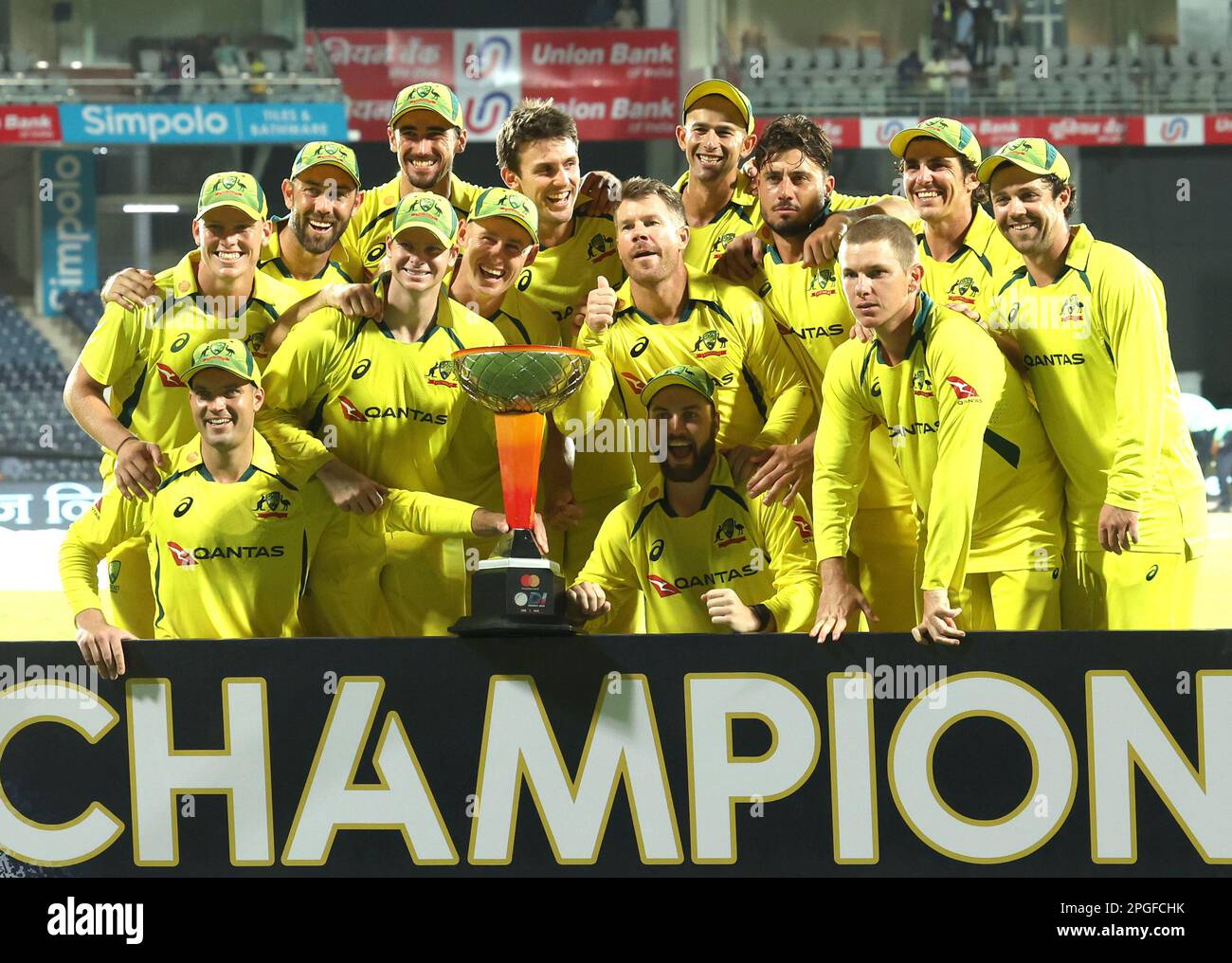 Chennai, India. 22nd Mar, 2023. 3rd ODI : Aus - India : Australia won ...