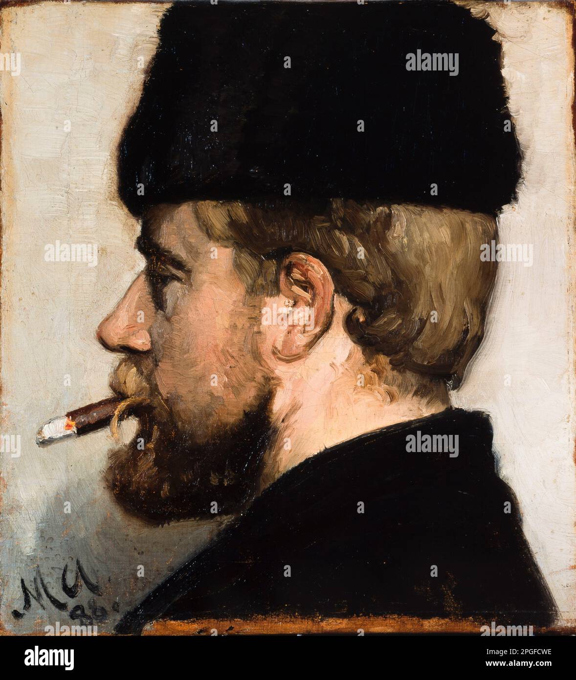 Jens Vige 1888 by Michael Ancher Stock Photo - Alamy