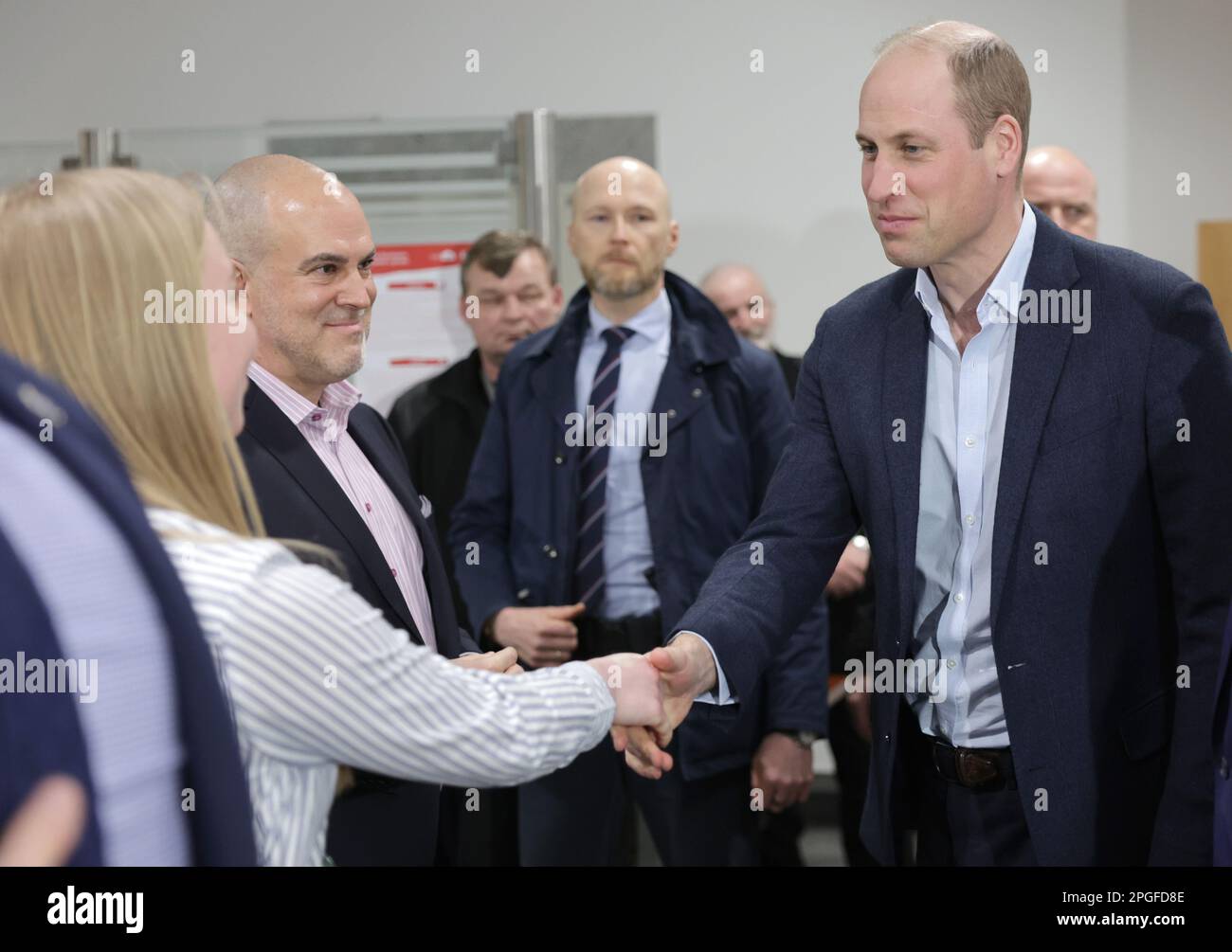 The Prince of Wales with Kevin J. Allen, the Representative of the ...