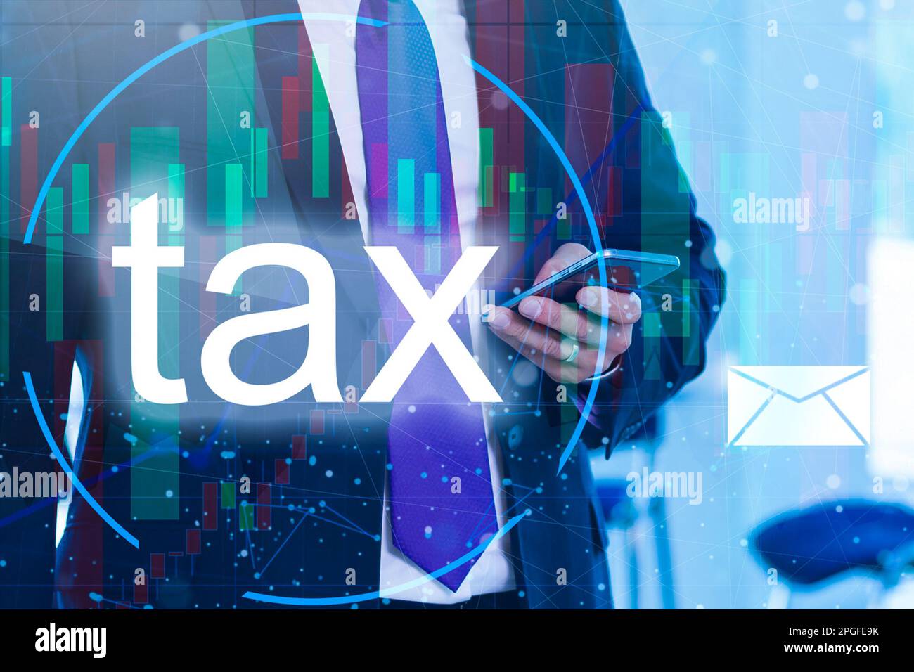 touch screen hand scan Online personal income tax icon for tax payment ...