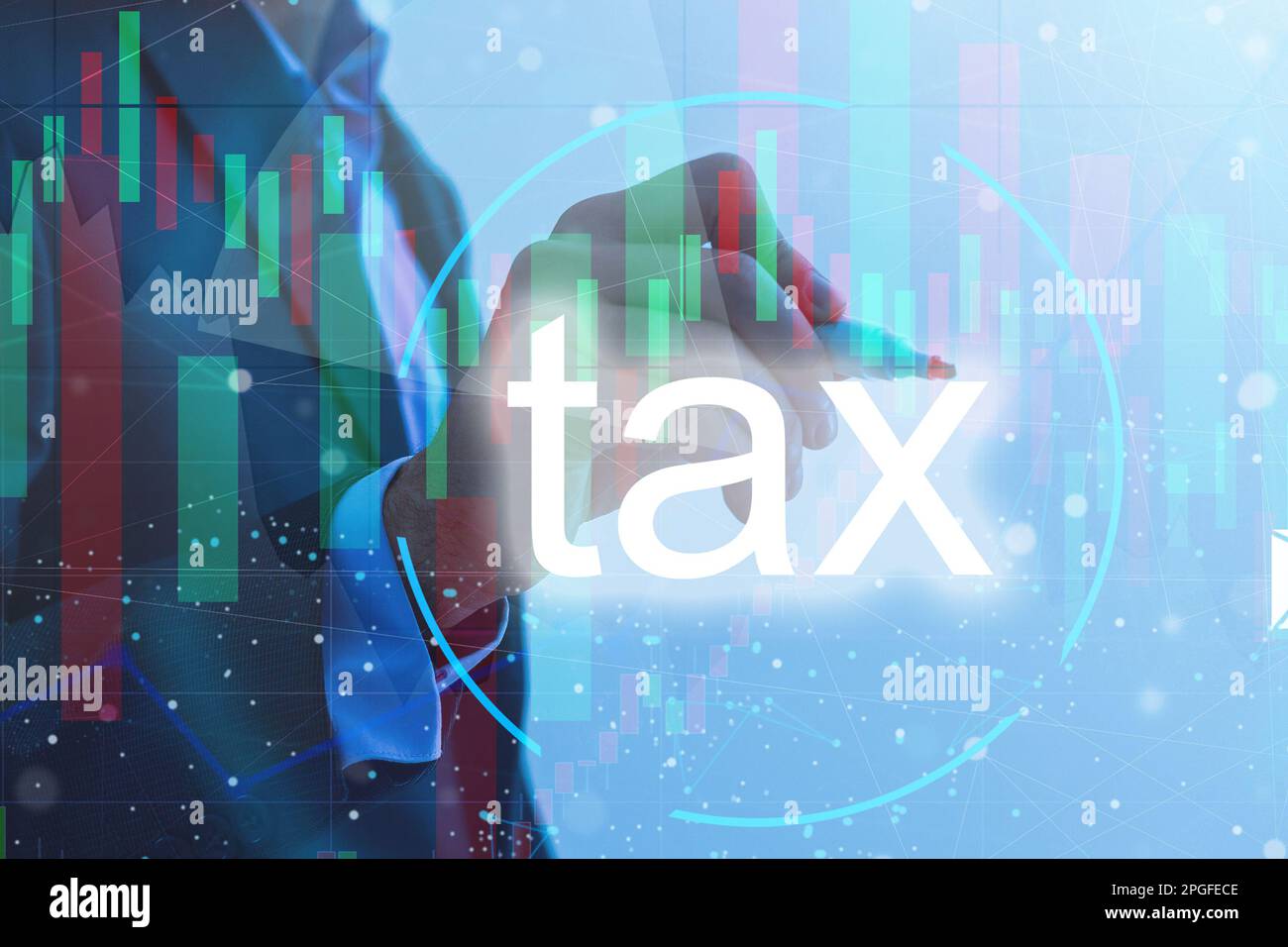 touch screen hand scan Online personal income tax icon for tax payment ...