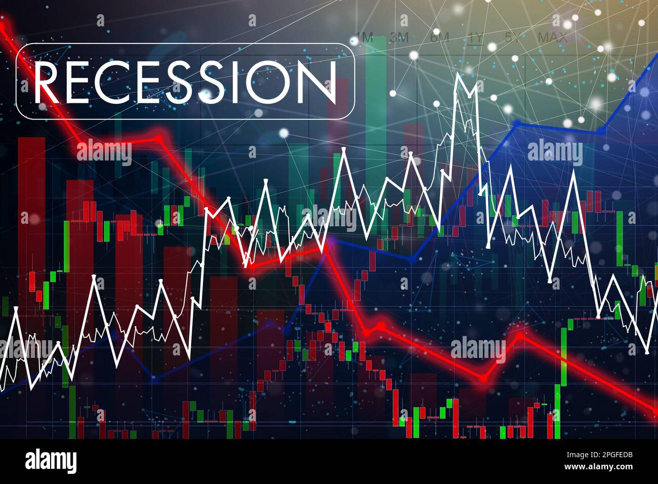 Stockmarket online trading chart candlestick on crypto currency ...
