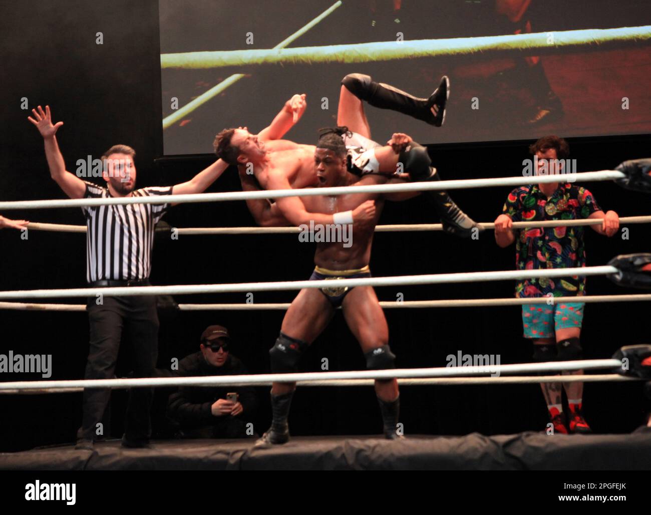 London, UK. Levi Muir, Max Olesker and Ed Gamble in Max and Ivan’s The ...