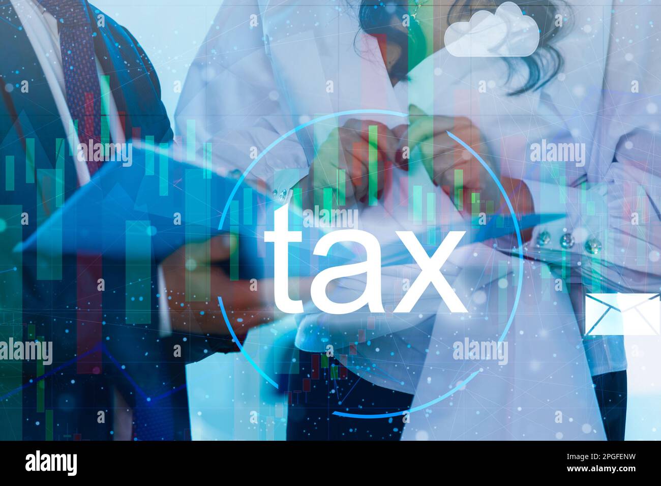 TAX time, Calculation tax return, state taxes concepts. tax online ...