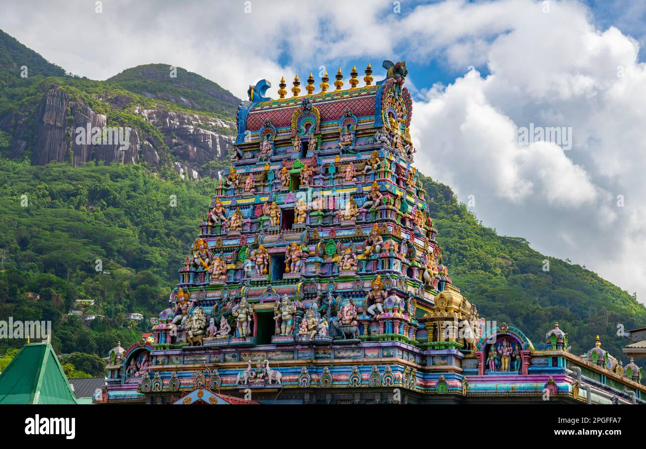 Arul Mihu Navasakthi Vinayagar Hindu Temple Victoria, Mahe, Seychelles ...