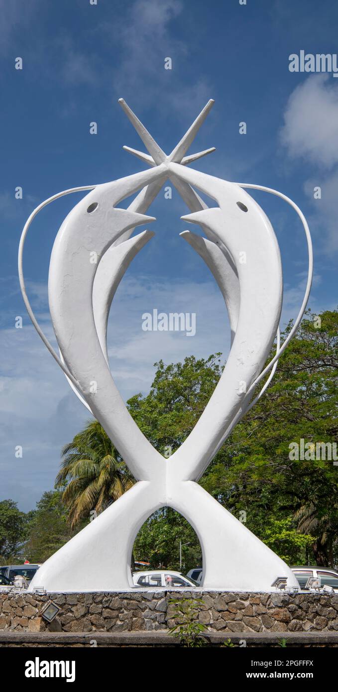 Unity Monument roundabout Victoria Mahe Seychelles 1 Stock Photo - Alamy