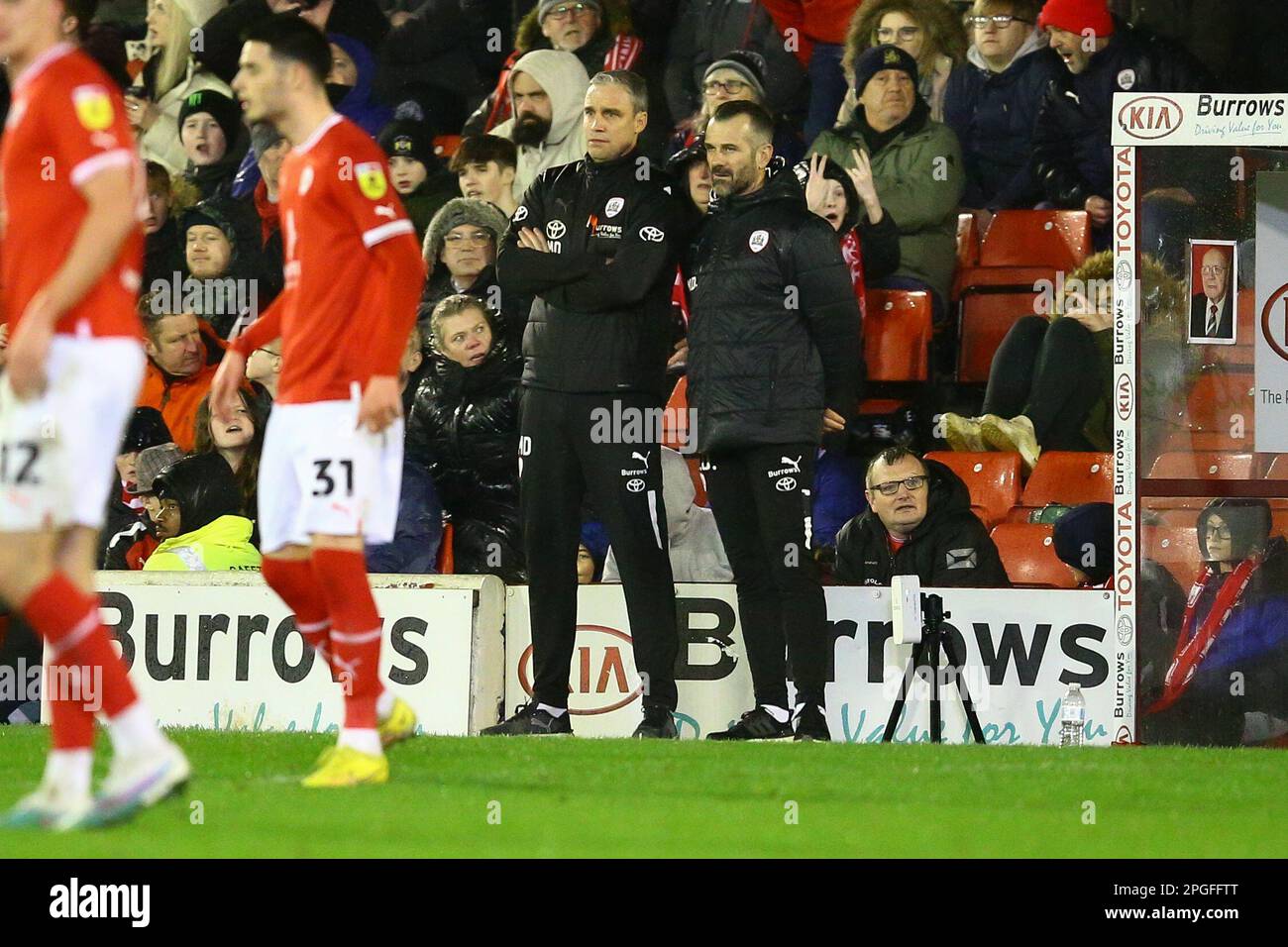 Oakwell Stadium, Barnsley, England - 21st March 2023 Michael Duff ...