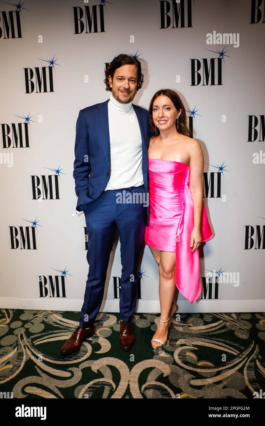March 21, 2023, BEVERLY HILLS, CALIFORNIA, USA: MICK COOGIN and ELAINA ...