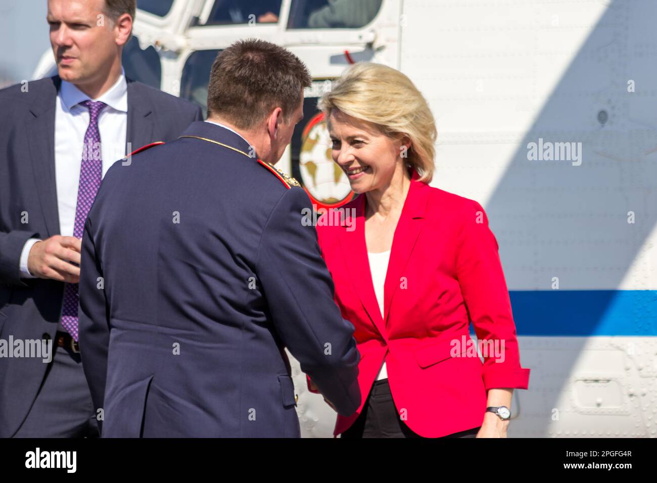Ursula von der Leyen, as Federal Minister of Defence of Germany ...