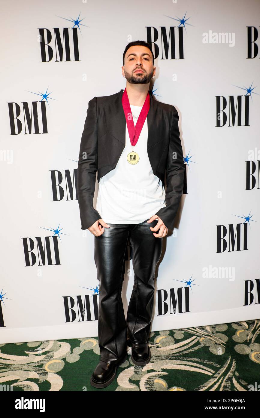 March 21, 2023, BEVERLY HILLS, CALIFORNIA, USA: J QUILES arrives on the ...