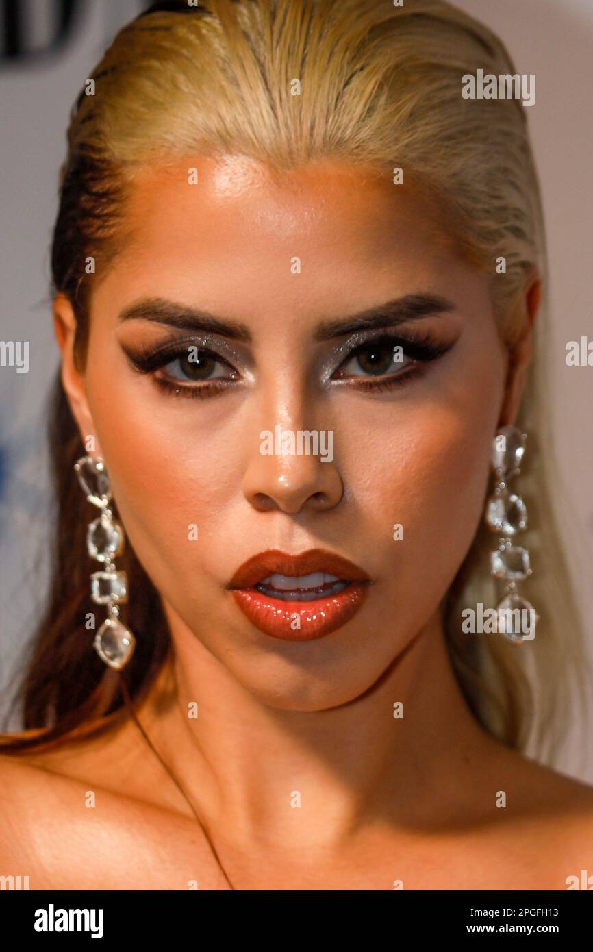 March 21, 2023, BEVERLY HILLS, CALIFORNIA, USA: ADRIANA RIOS arrives on ...