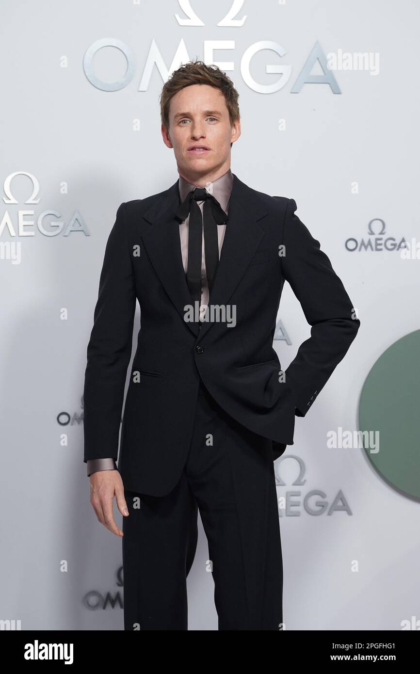 Eddie Redmayne attending the international launch event for Omega Aqua ...