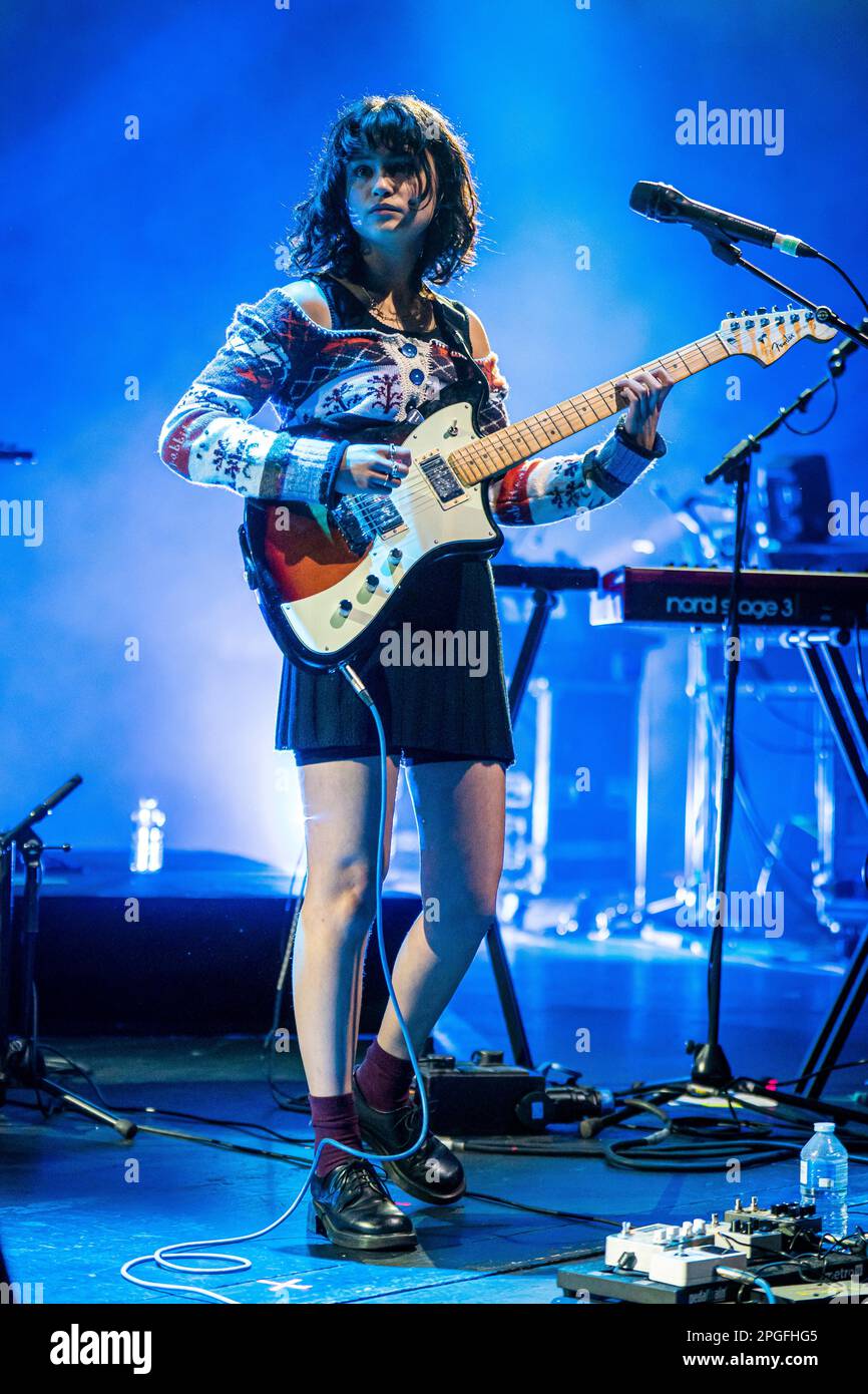 Anouska Sokolow of Honeyglaze on stage during the Teenage Cancer Trust ...