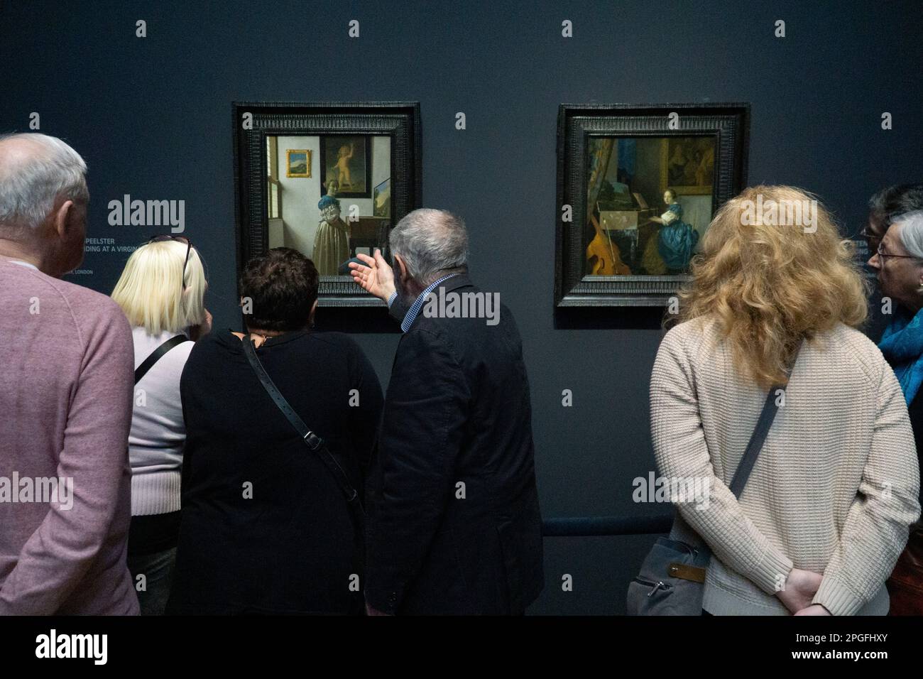 Amsterdam, The, Netherlands. 22nd Mar, 2023. Art lovers crowd around ...