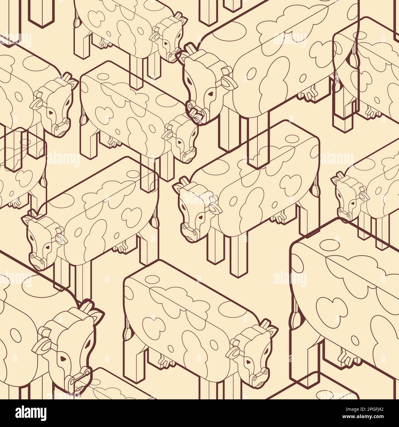 Cow pattern seamless. Cows background. Baby fabric texture Stock Vector ...