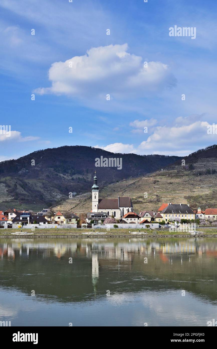 Spitz an der Donau, Wachau, Austria, vertical Stock Photo - Alamy