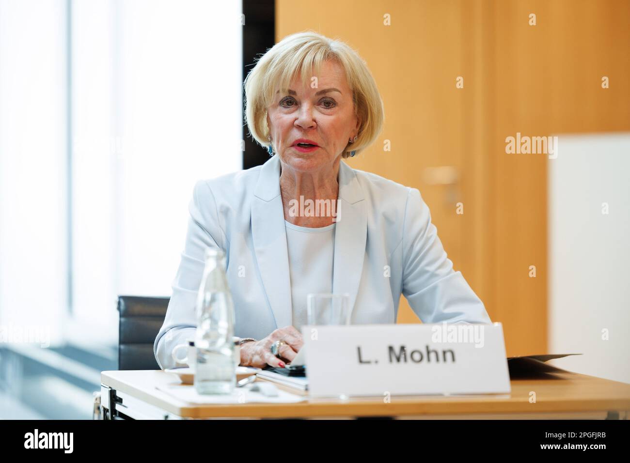 22 March 2023, North Rhine-Westphalia, Gütersloh: Liz Mohn, President ...