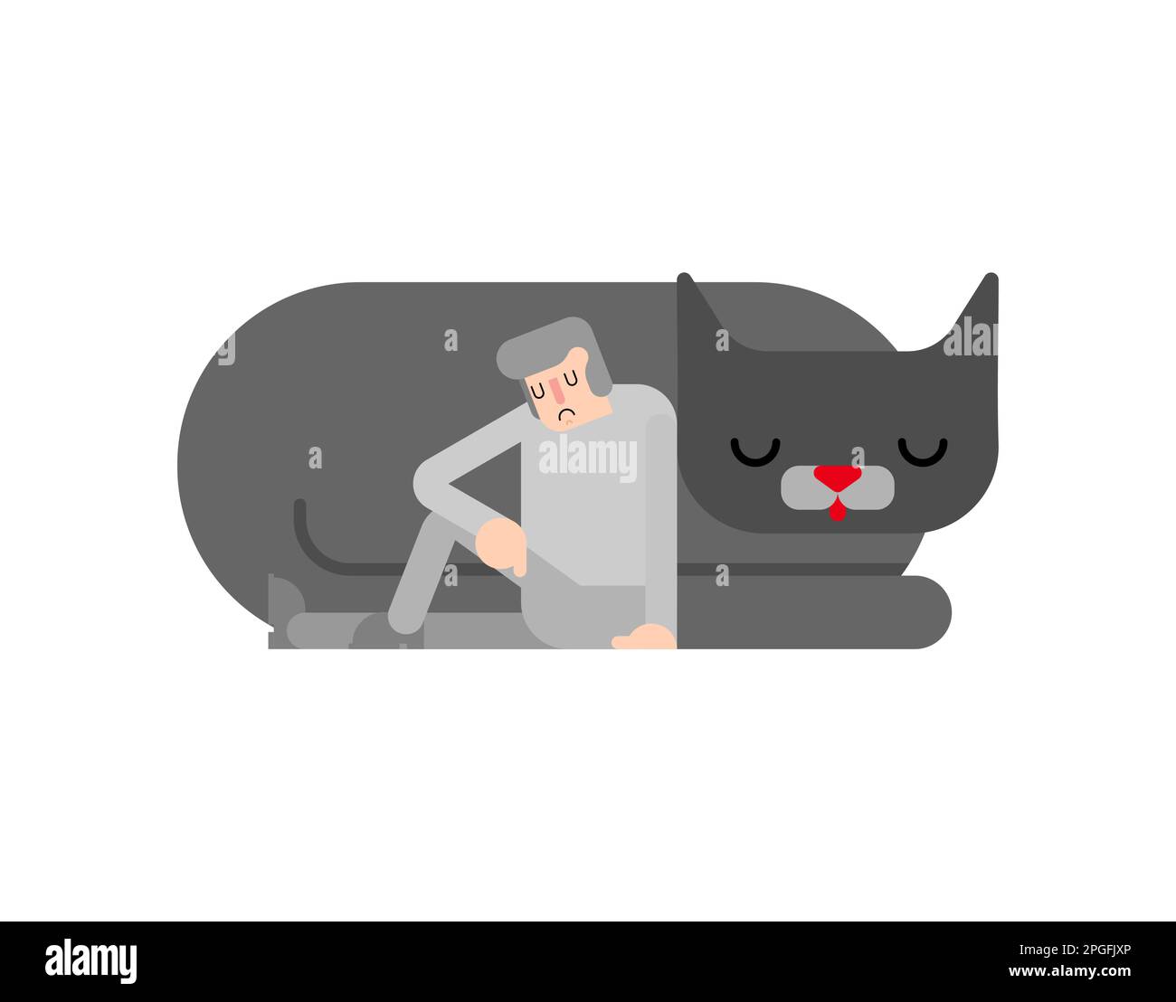 Happy guy on vacation Stock Vector Images - Alamy