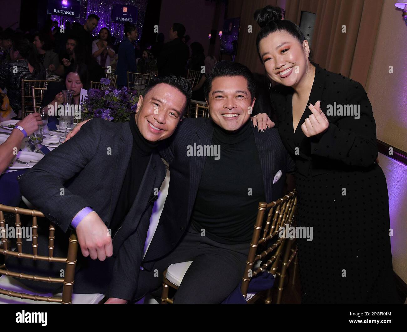 Los Angeles, USA. 21st Mar, 2023. (L-R) Reggie Lee, Vincent Rodriguez ...