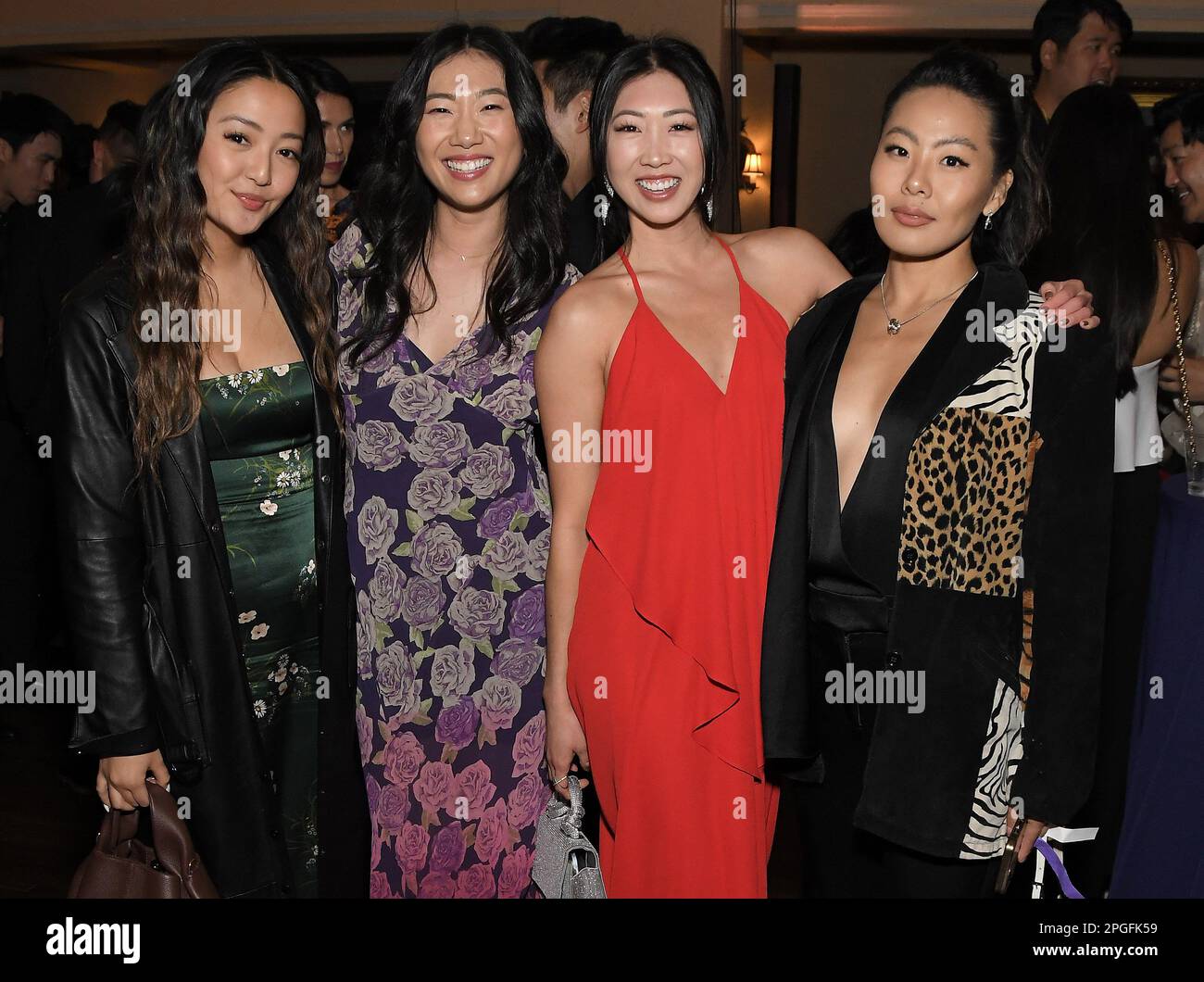 Los Angeles, USA. 21st Mar, 2023. (L-R) Chelsea Zhang, Olivia Liang ...