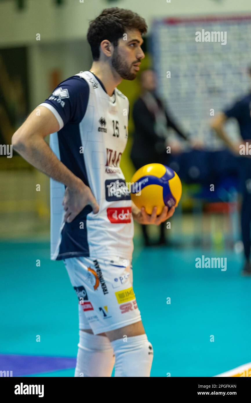Monza, Italy. 22nd Mar, 2023. Daniele Lavia (Trentino Volley) Credit ...