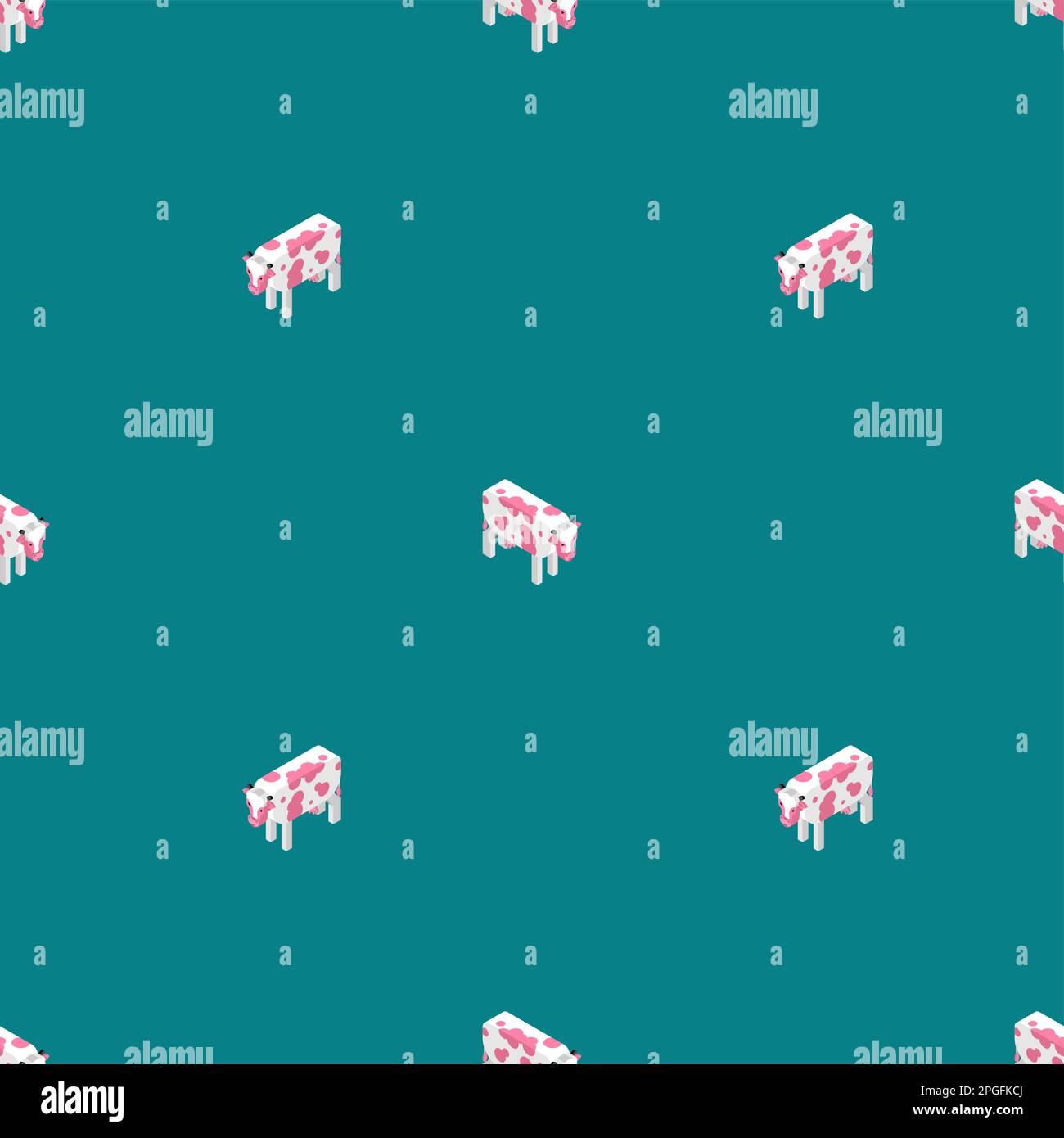 Cow pattern seamless. Cows background. Baby fabric texture Stock Vector ...