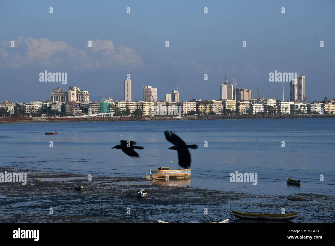 Mumbai, Maharashtra, India. 21st Mar, 2023. General view of cityscape ...
