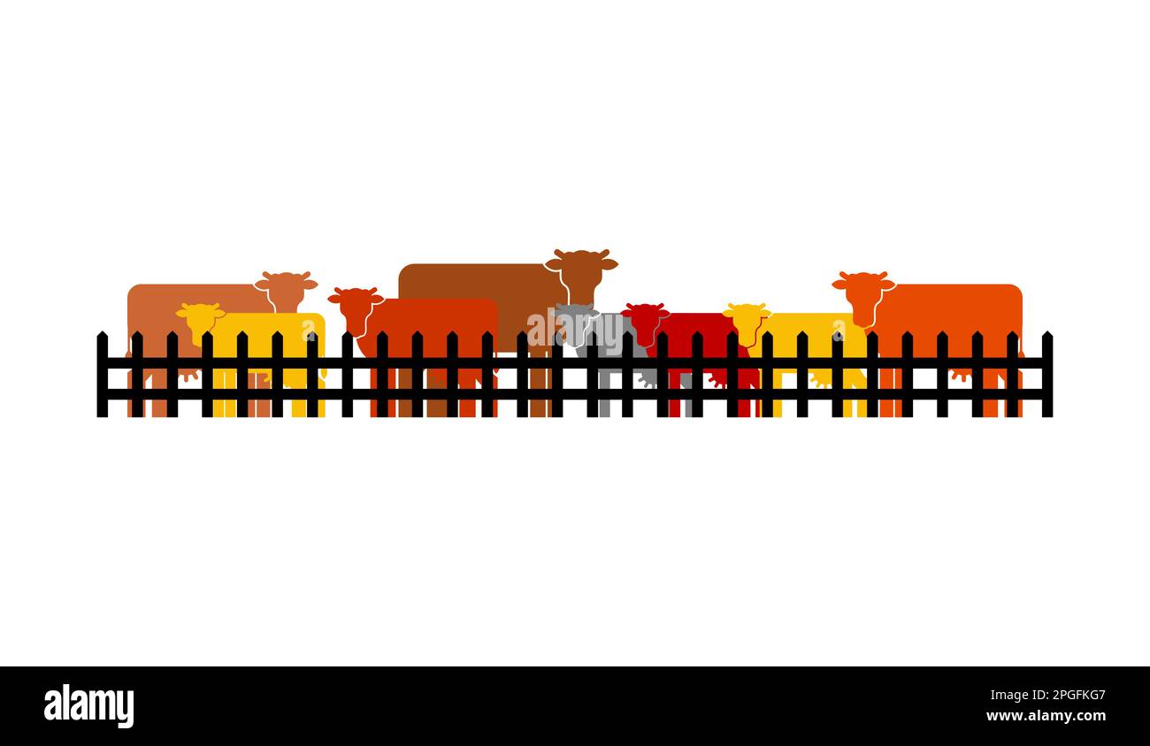 Dairy cow in green Stock Vector Images - Alamy