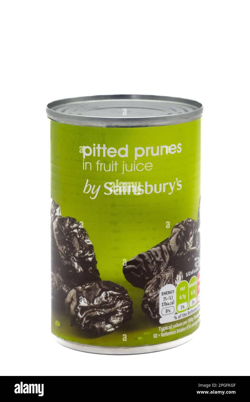Irvine, Scotland, UK - February 02, 2023: Sainsbury’s branded pitted ... Irvine, Scotland, UK - February 02, 2023: Sainsbury’s branded pitted ...