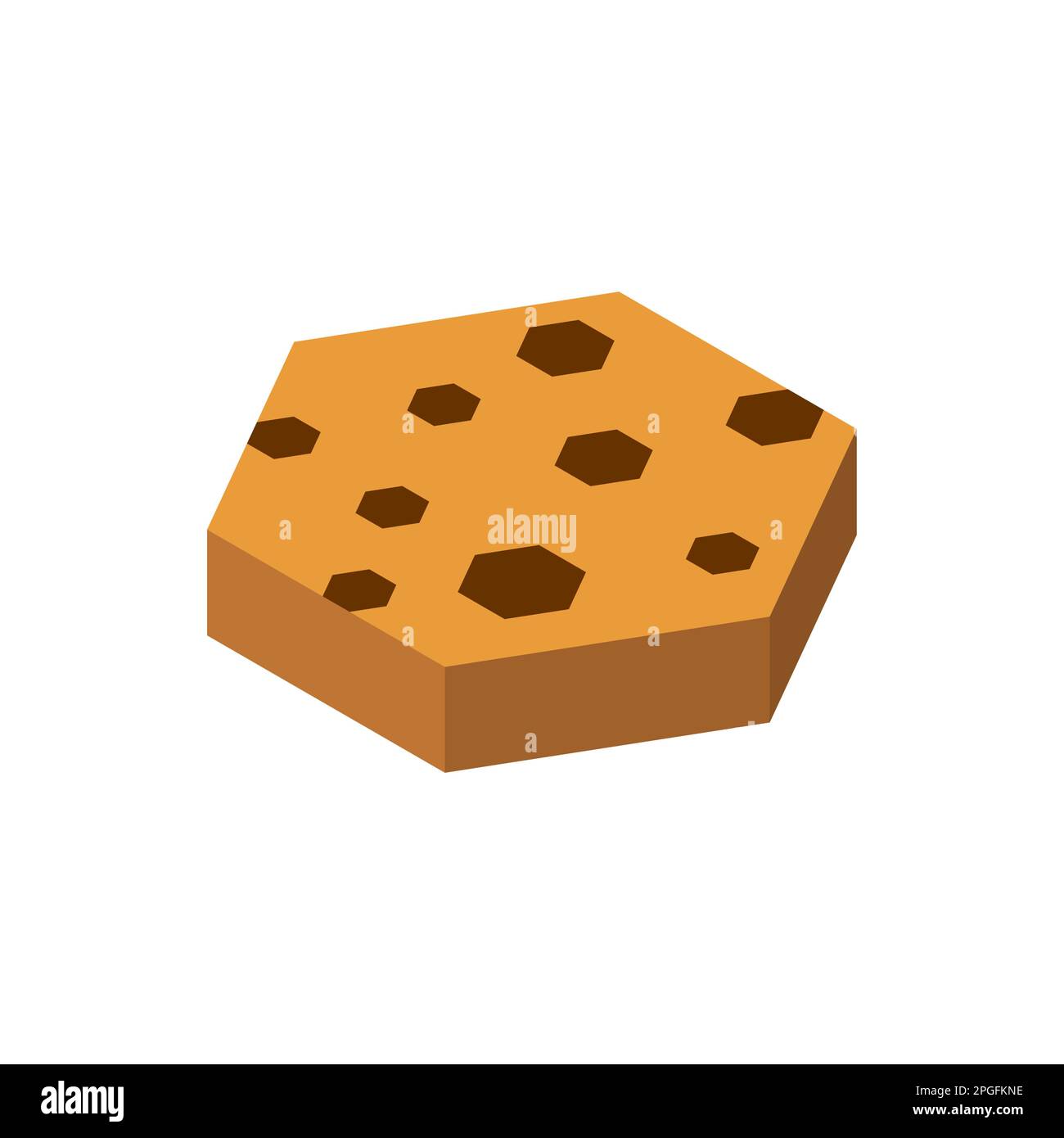 Cookies isometric style isolated. Vector illustration Stock Vector ...
