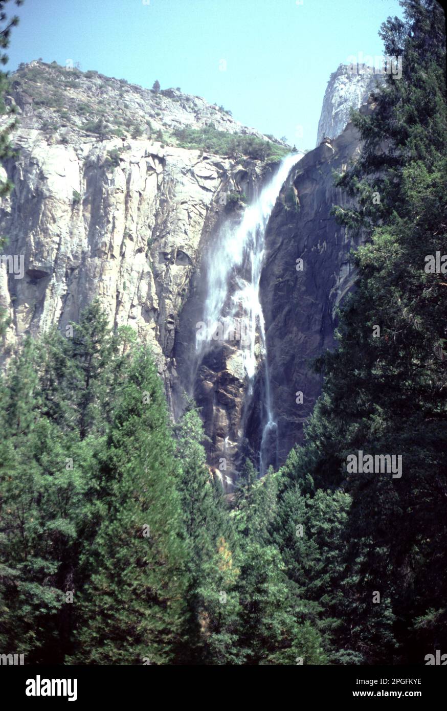 Yosemite National Park. CA. USA 1984. Yosemite Upper, Middle and Lower ...