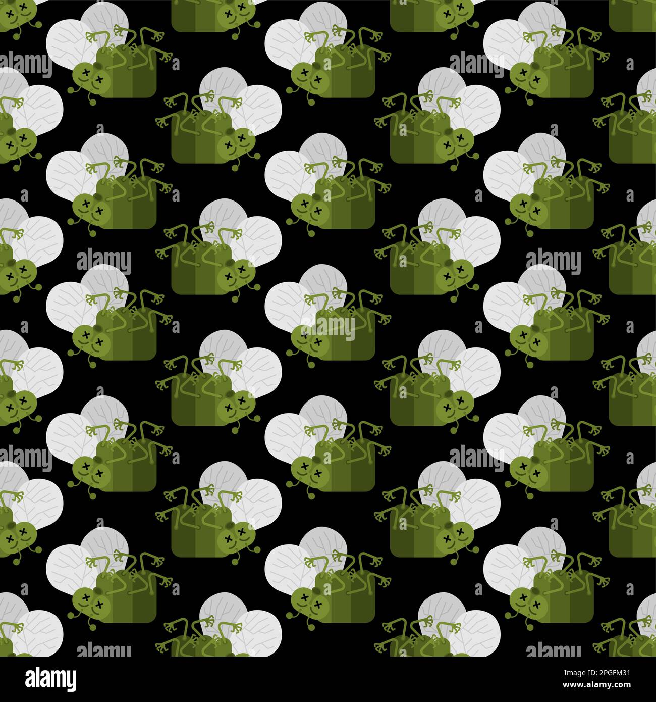 Fly died pattern seamless. horsefly background Stock Vector Image & Art ...